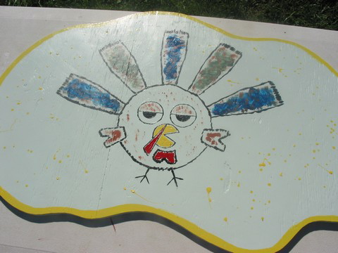 Abstract turkey completed